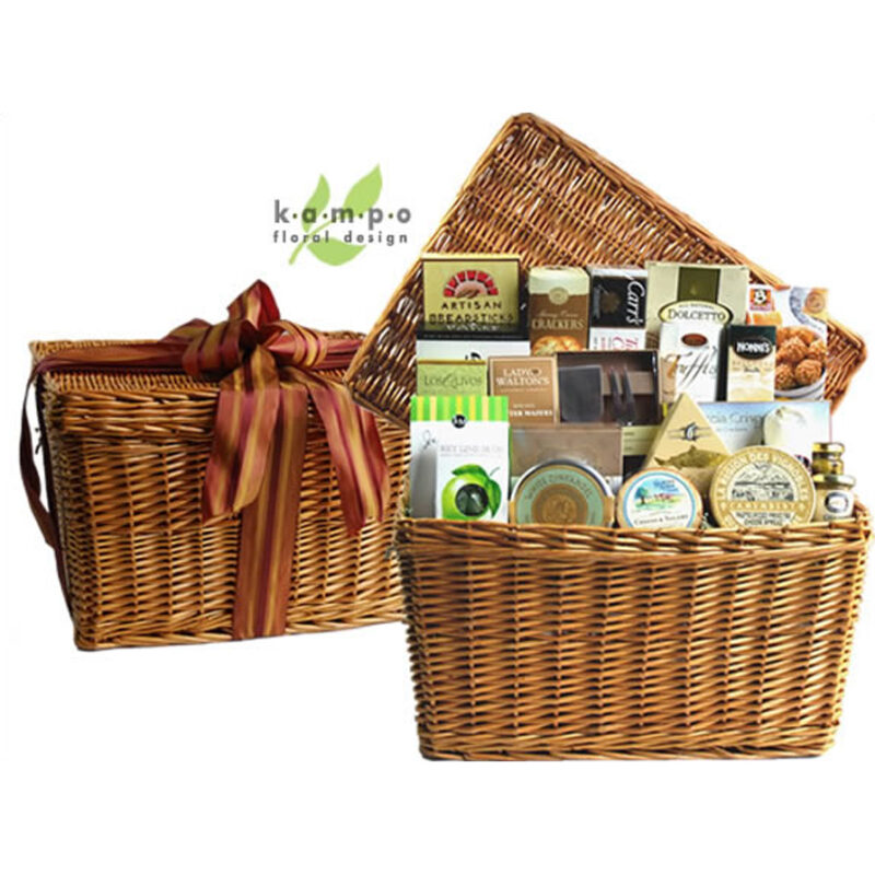 Deluxe Gourmet Hamper – Kampo Floral Design